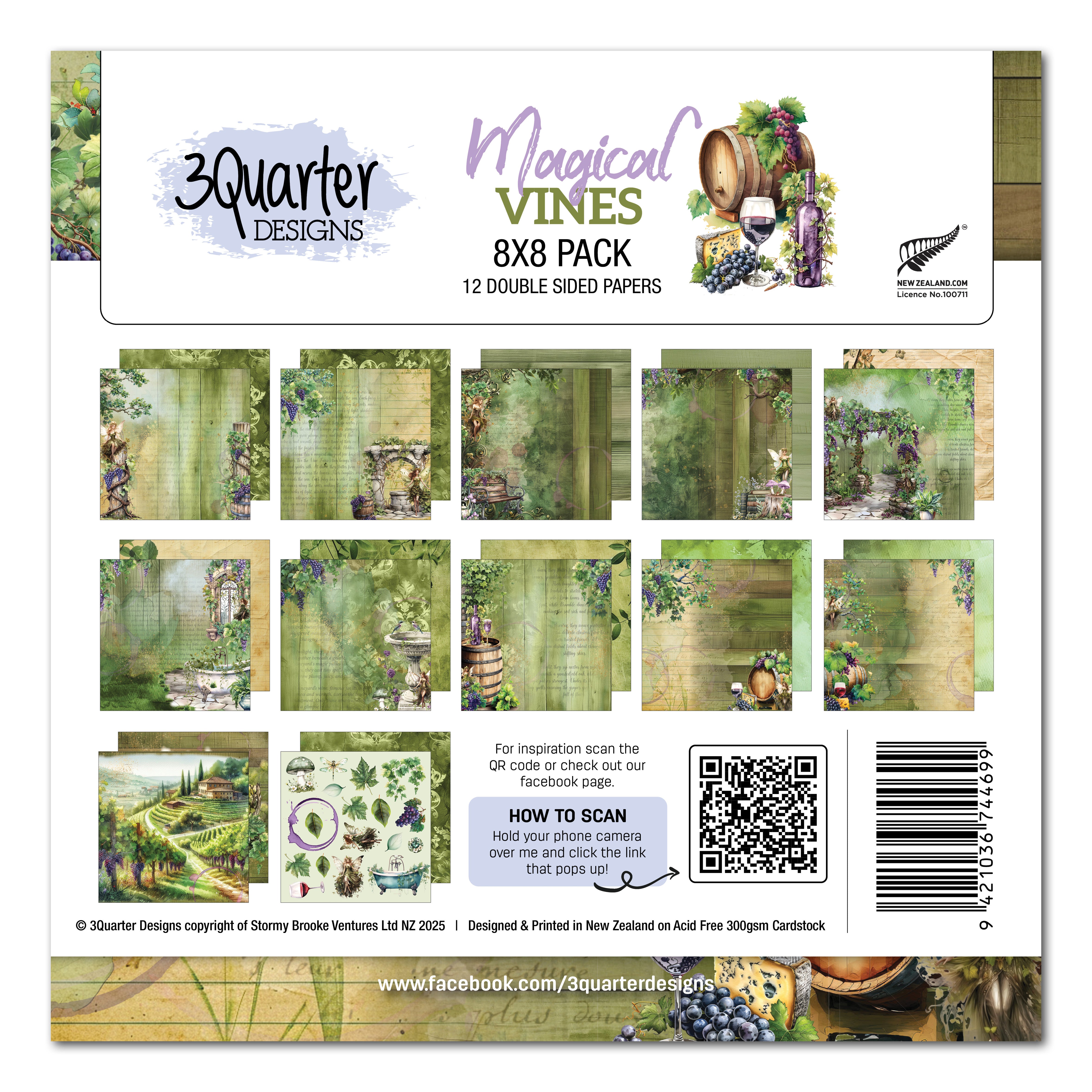 Magical Vines 8x8 Paper Pack – Crafters Wonderland